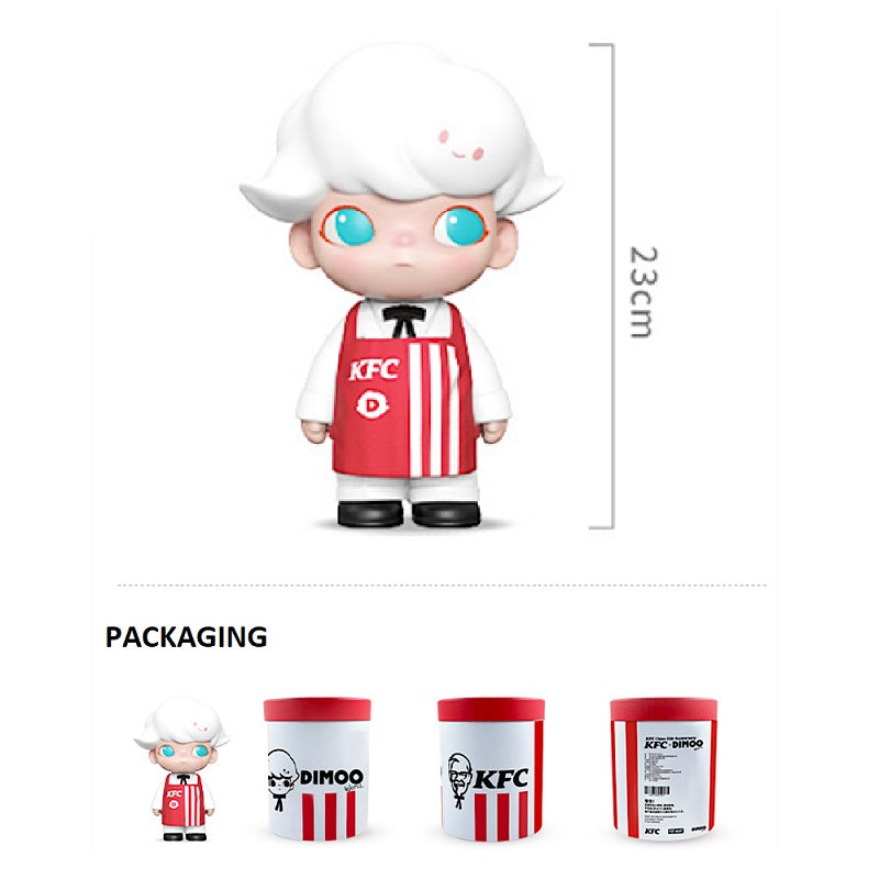 POPMART Dimoo KFC MEGA 400% Colonel Sanders 9" Figure, COA, Limited Ed ...
