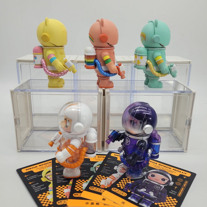 POPMART MEGA Space Molly 100% Series 2 A+B (All 5 Secret Edition) 5pc ...