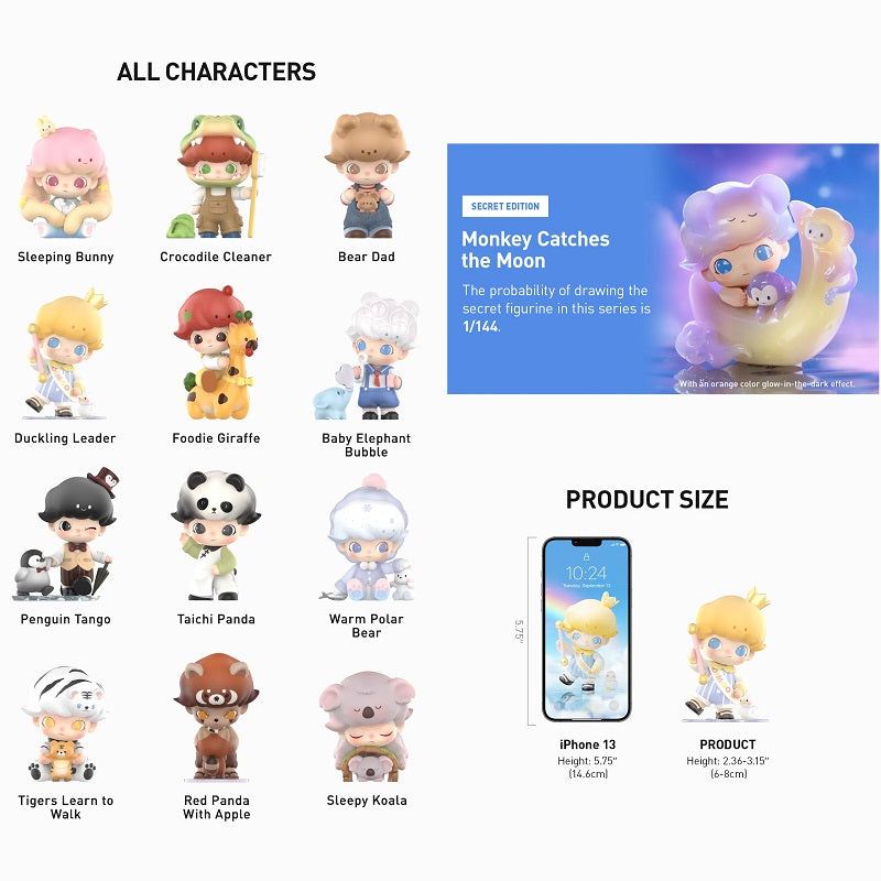 POPMART #13 DIMOO Animal Kingdom Series (Secret Monkey) 1pc NEW – ETTV