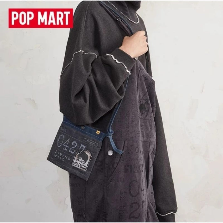 POPMART Hirono Living Wild Stub Patchwork Tote Bag Limited Edition (Gr ...