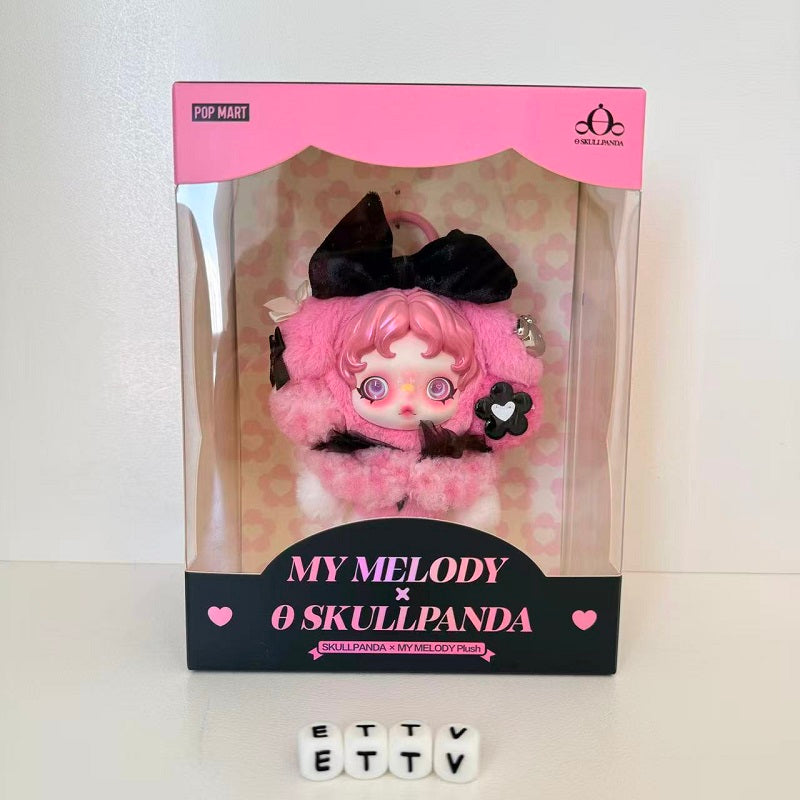 POPMART SKULLPANDA × MY MELODY Plush Figure, Sealed NEW – ETTV