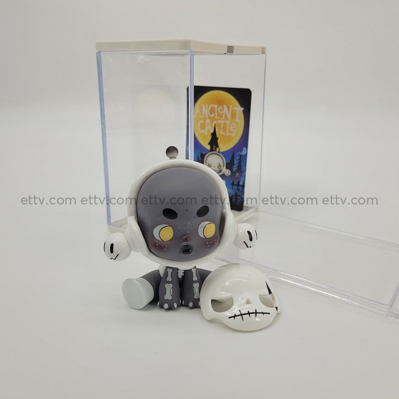 ETTV Popmart SkullPanda Ancient Castle Series (Skeleton) Signed by Art