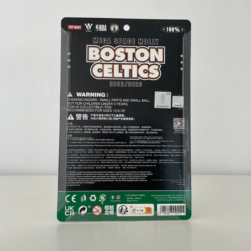 POPMART NBA Mega Space Molly 100% (Boston Celtics) 1pc NEW – ETTV