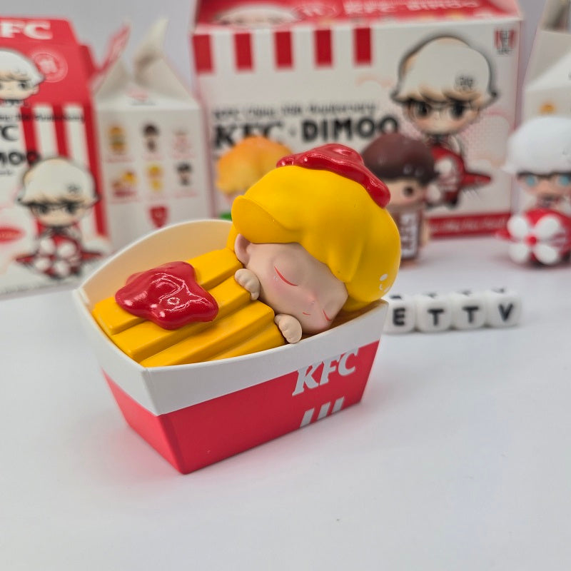POPMART Dimoo KFC China 35th Anniversary Limited Series (7pc) Complete ...