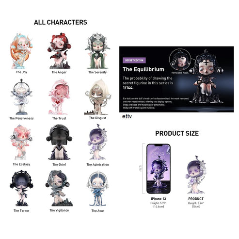 POPMART SKULLPANDA The Sound Series (#13 Secret Equilibrium) 1pc NEW – ETTV