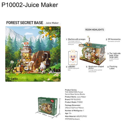 POPMART Labubu The Monsters Forest Secret Base Lego Style POP Blocks ...
