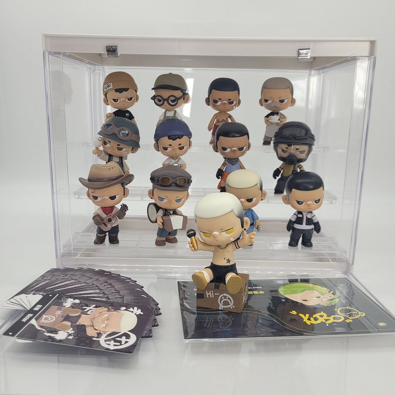 POPMART KUBO 1st edition Walks of Life Series (13pc) with COA#, Hand S ...