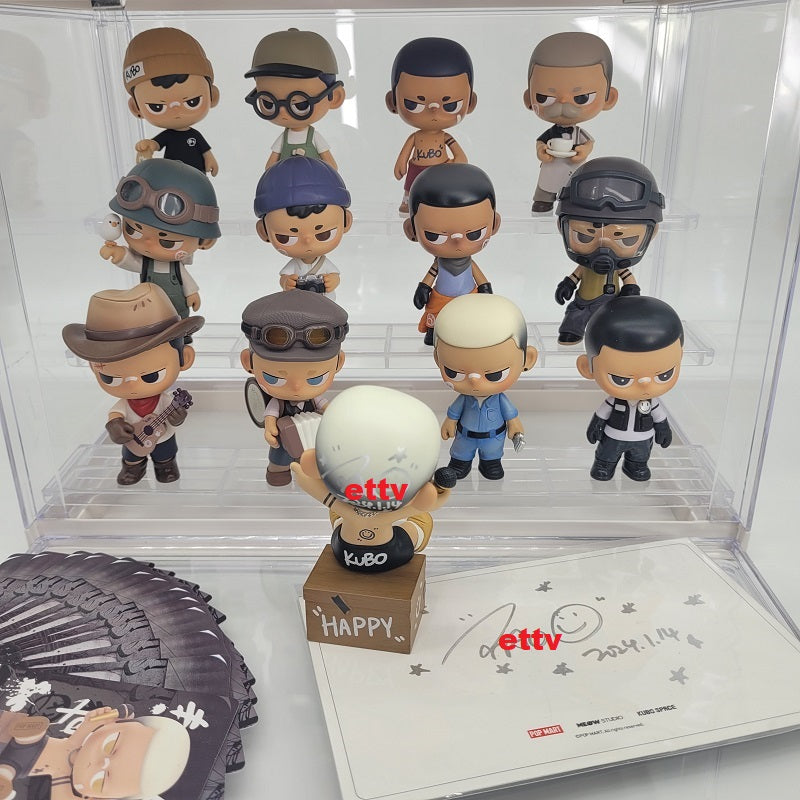 POPMART KUBO 1st edition Walks of Life Series (13pc) with COA#, Hand S ...