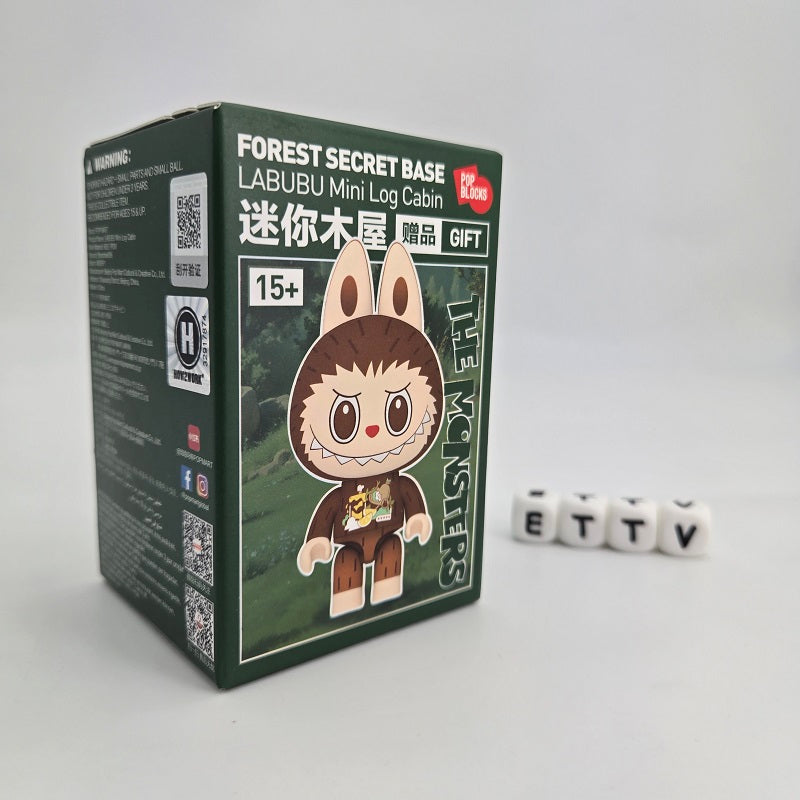 POPMART Labubu Mini Log Cabin Pop Blocks Lego (Rare Gift Box), New – ETTV