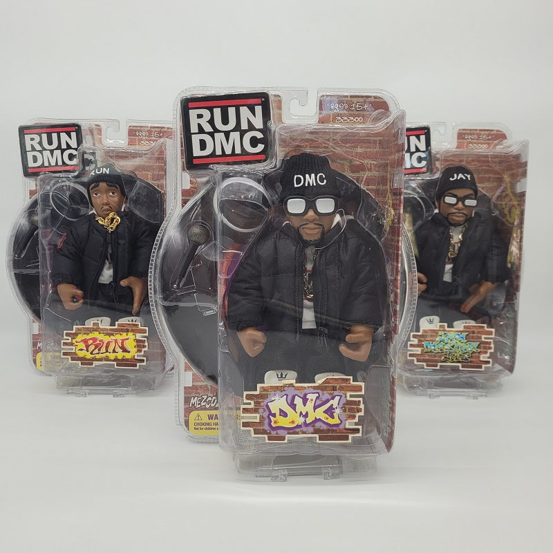 ETTV 2002 Mezco Run DMC Jay RIP JMJ Black Down Jacket Japan Exclusive