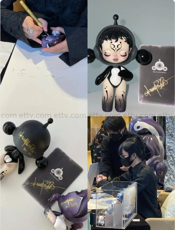 ETTV POPMART SkullPanda Baby Penguin - Signed by Artist XiongMiao (Rar