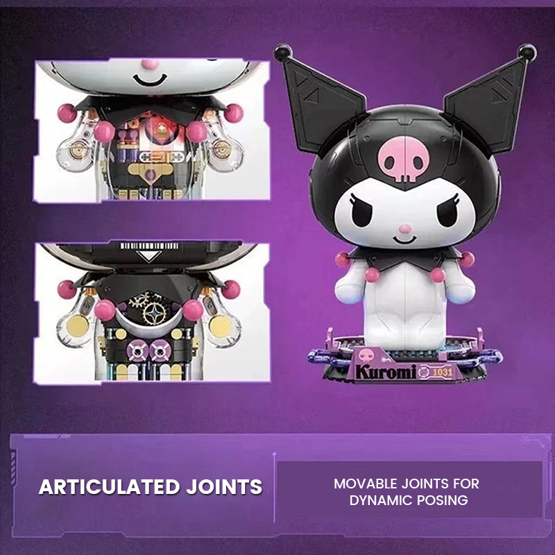 TopToy x Sanrio Kuromi Semi-Mechanical Assembled Building Block Lego T ...