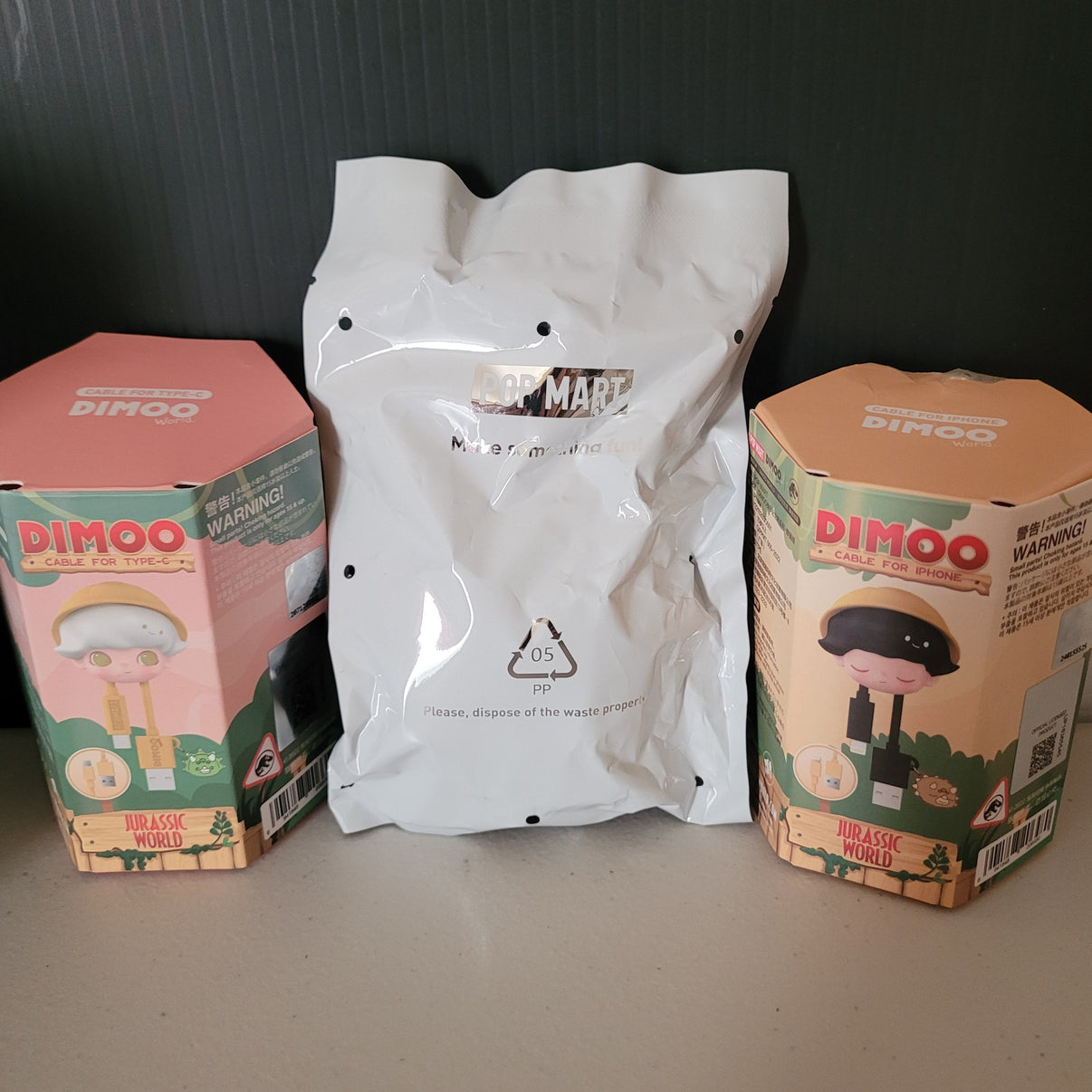 POP MART Dimoo Jurassic World USB Cable Charger (TYPE-C Cable) – ETTV