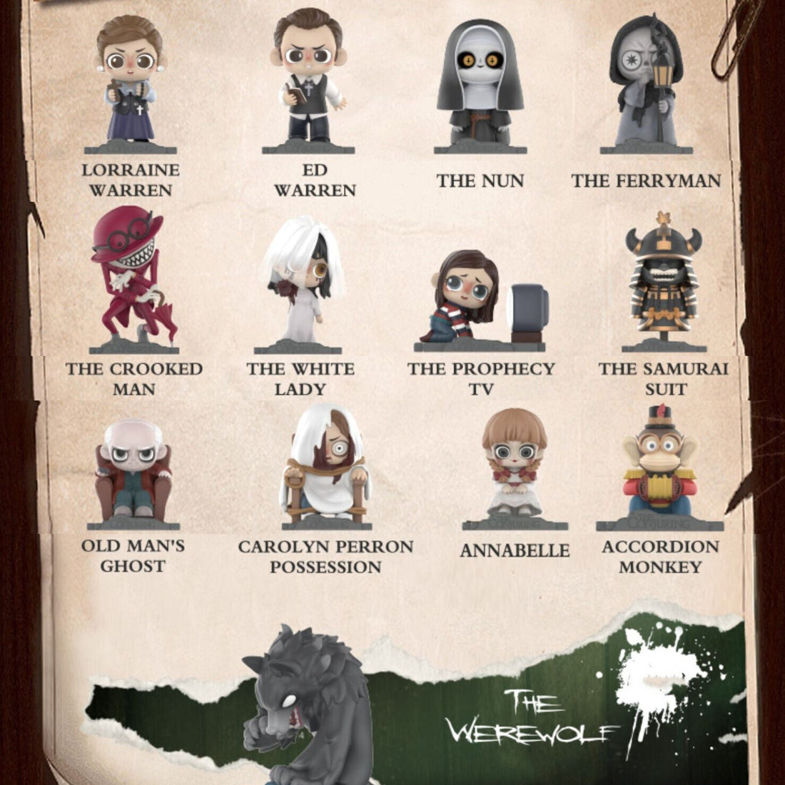 POP MART Warner Bros. The Conjuring Universe Series Blind Box Art Toy ...